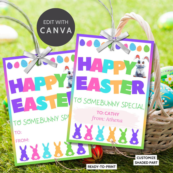 Printable Easter Gift Tags Classroom Coworker Staff Employee Favor ...