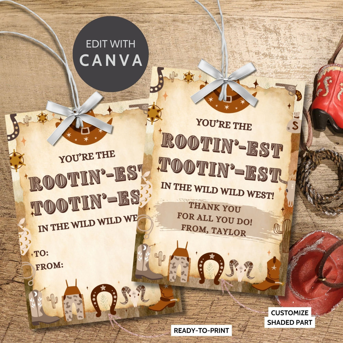 Western Themed Pun Teacher Appreciation Week | Cowboy Hat Boots | Fun ...